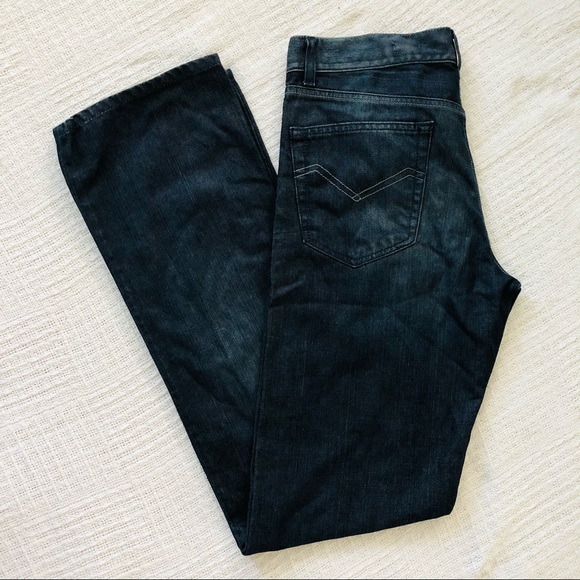 Energie | Jeans | Hp Mens Energie Straight Morris Blue Wash Denim 3x34 ...